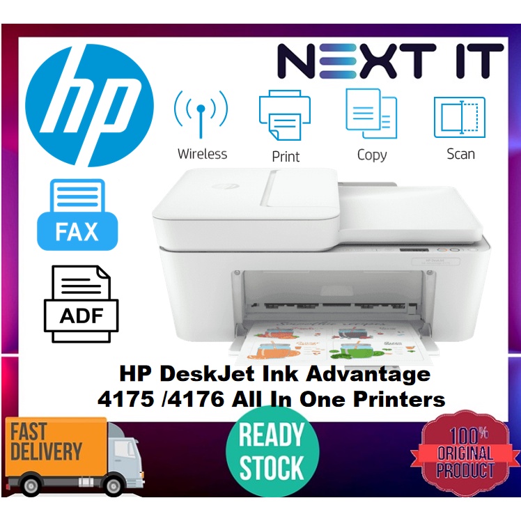 HP DeskJet Ink Advantage 4175/ 4176 All-in-One Printer | Shopee Malaysia