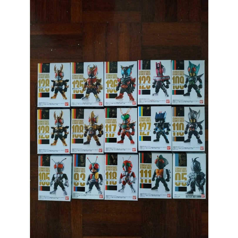 Converge Kamen Rider Kuuga Kiva Decade Blade Kabuto Showa Era Faiz ...