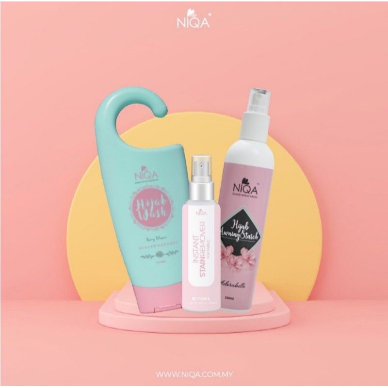 [🔥READY STOCK🔥] COMBO NiQA Hijab Wash + NiQA Instant Stain Remover ...