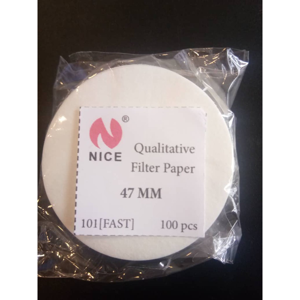 NICE, 101 Qualitative Filter Paper 47mm, Equivalent to Whatman No.4 ...
