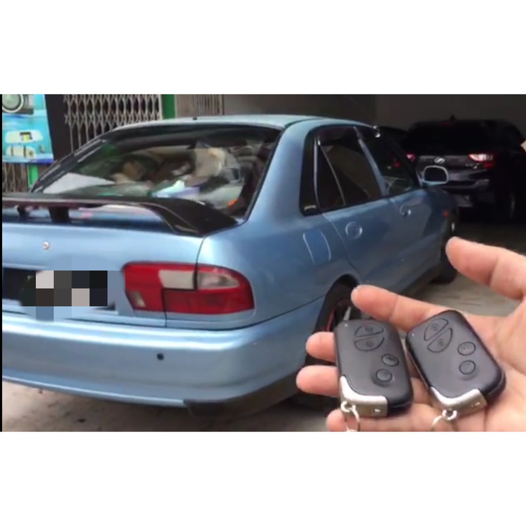 Leon Proton Wira Fully Keyless Entry PKE Intelligent Smart Alarm System ...
