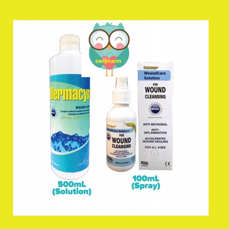 Dermacyn Wound Care Solution (500ml/100ml) | Shopee Malaysia