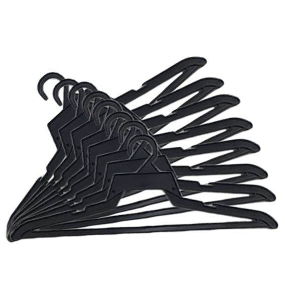 Penyangkut Baju Borong Combo 72 Pieces Tahan Lasak Hitam Cute Kuat Easy ...