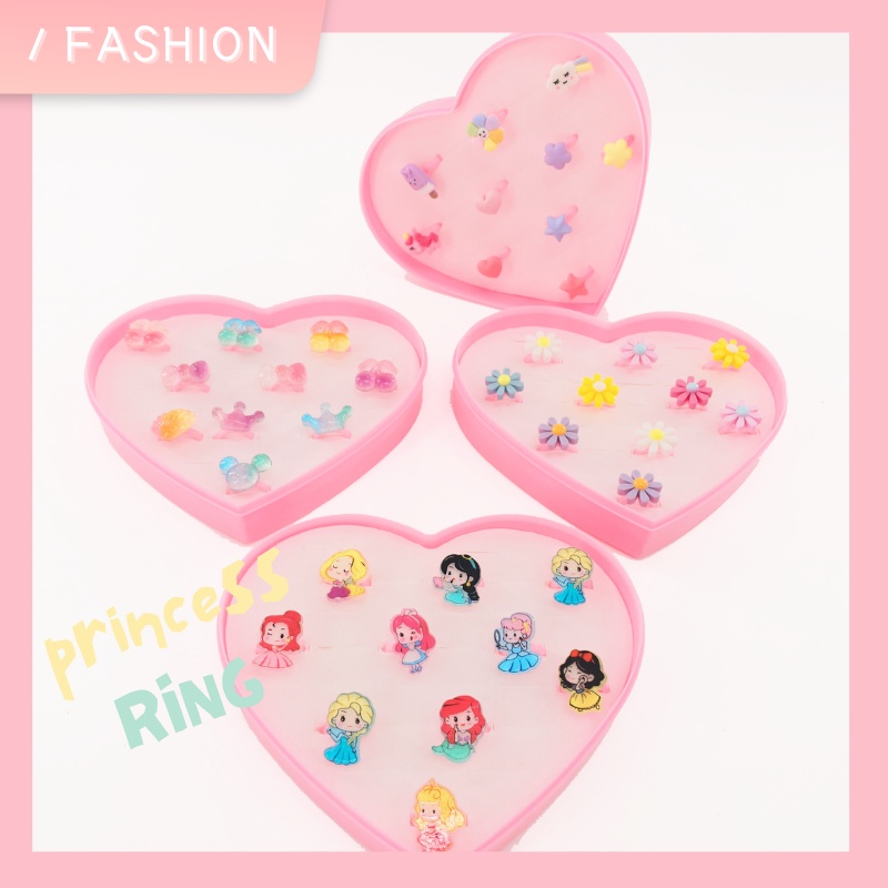 Girls Ring Cute Cartoon Baby Birthday Kindergarten Kids Gifts Toy ...