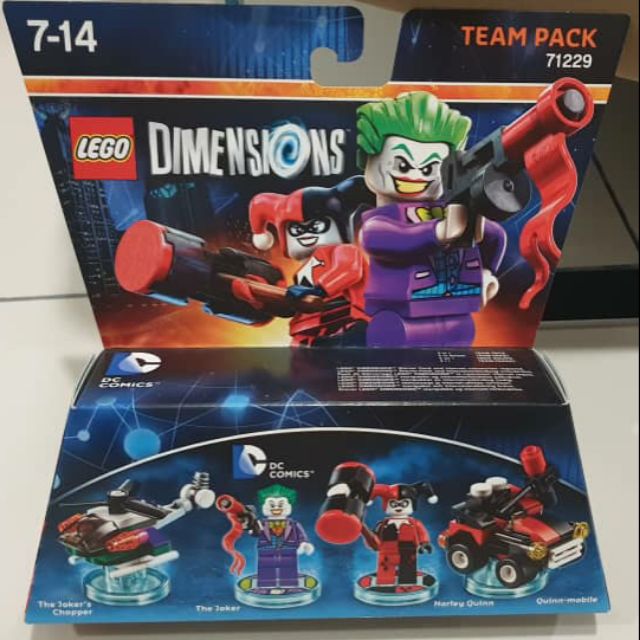 LEGO 71229 DIMENSIONS Team Pack Joker and Harley Quinn Instructions ...