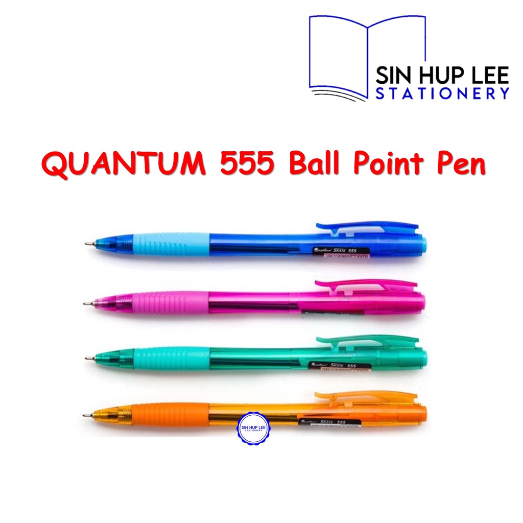 QUANTUM 555 Ball Point Pen Retractable 0.5mm | Shopee Malaysia