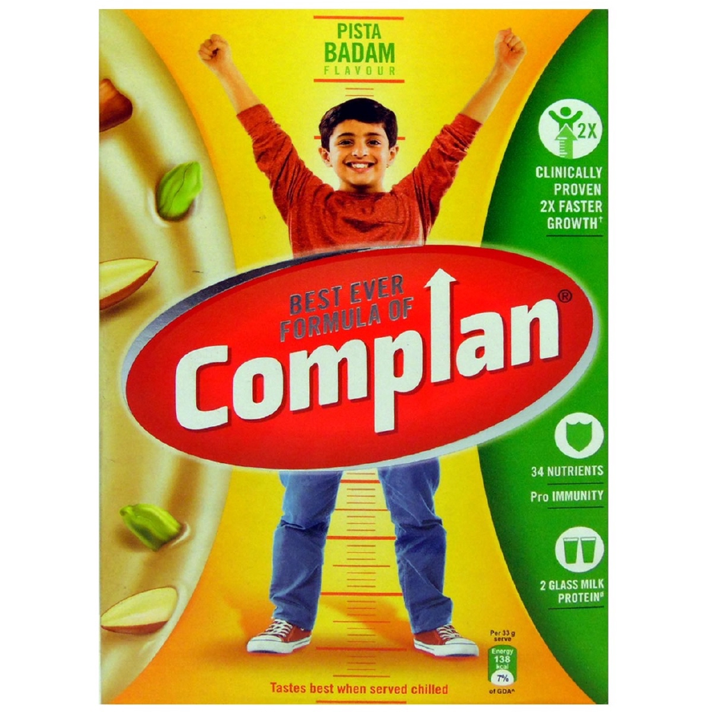 Complan Pista Badam Malt Based Nutrition Energy Drink 450g Refill Pack ...