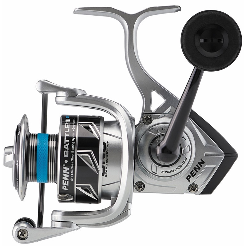BRAND NEW PENN BATTLE III DX 2500, 3000, 4000 Spinning with Free Gift ...