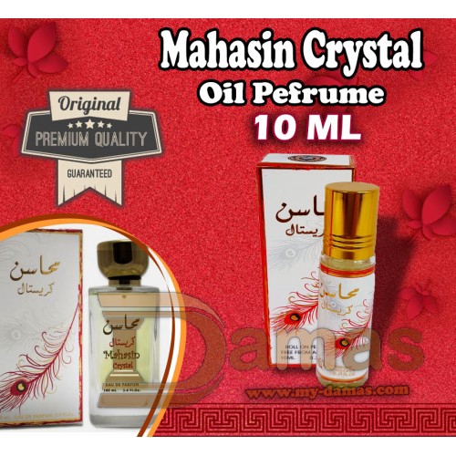 Mahasin Crystal Oud Perfume 10 ML For Women, Oil Roll | Shopee Malaysia