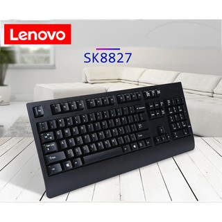Original Lenovo SK-8827 KBBH21 SK-8827 KU-1619 USB Wired Traditional ...