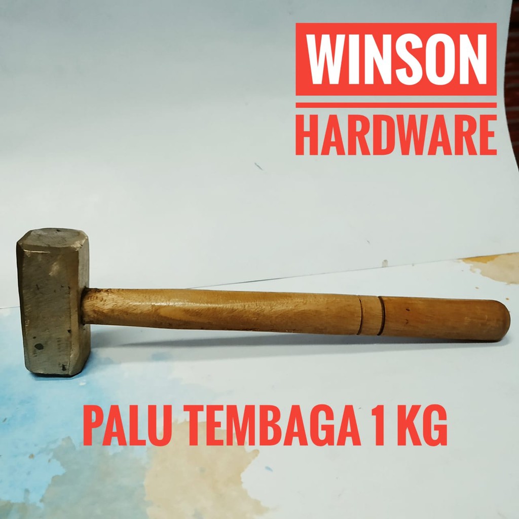KAYU Copper Hammer 1 kg Wooden Handle | Cooper Hammer 2 Lb / 1kg ...