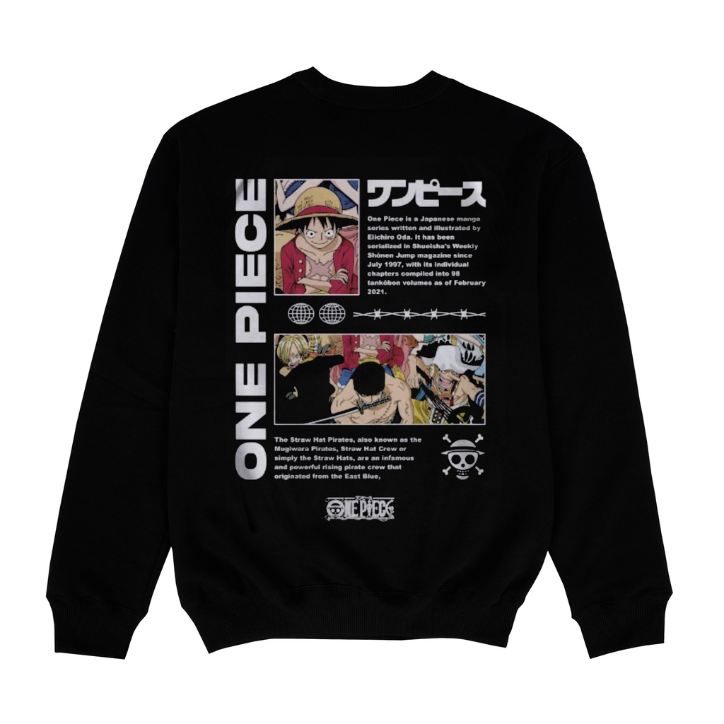 One Piece Luffy Anime Sweater For Studio | Shopee Malaysia