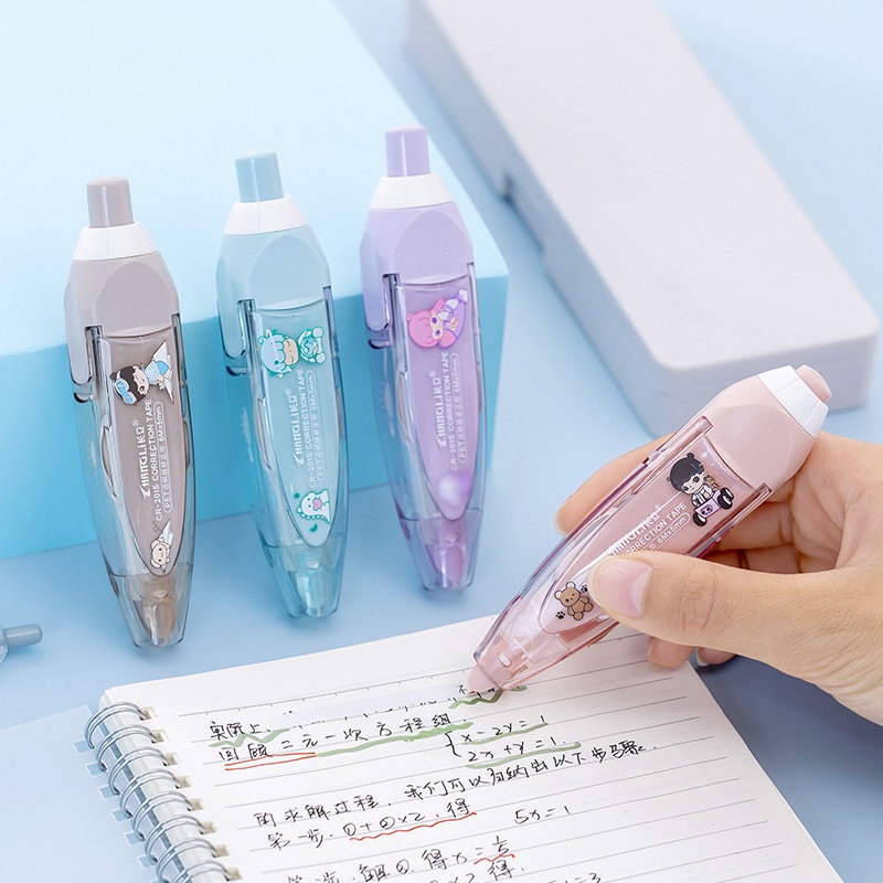 New Arrival Kawaii Portable Correction Tape/ Cartoon Replaceable Core ...