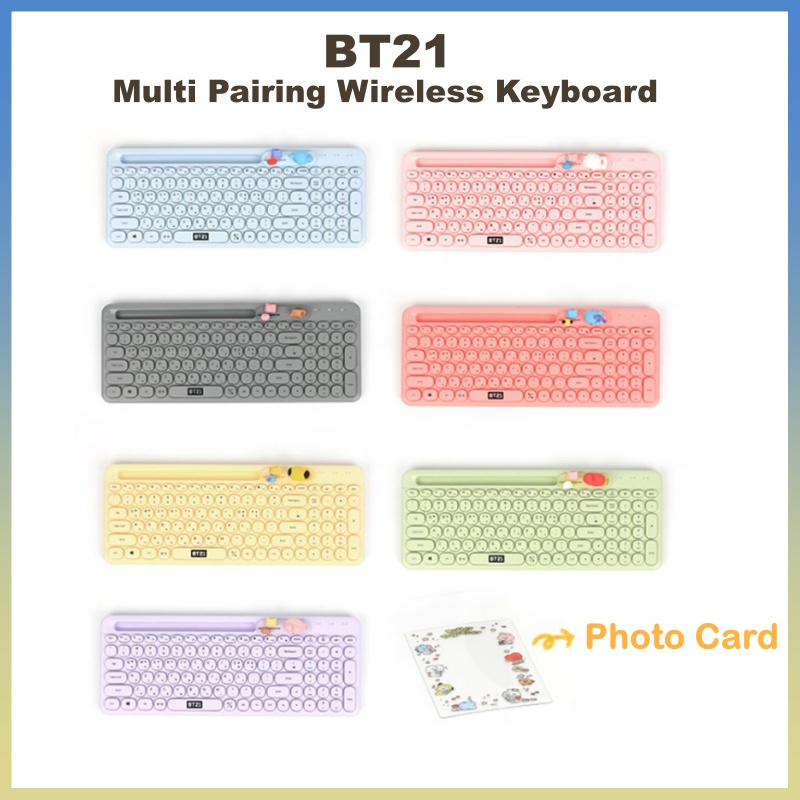 [ROYCHE] BT21 Multi Pairing Wireless Keyboard | Shopee Malaysia