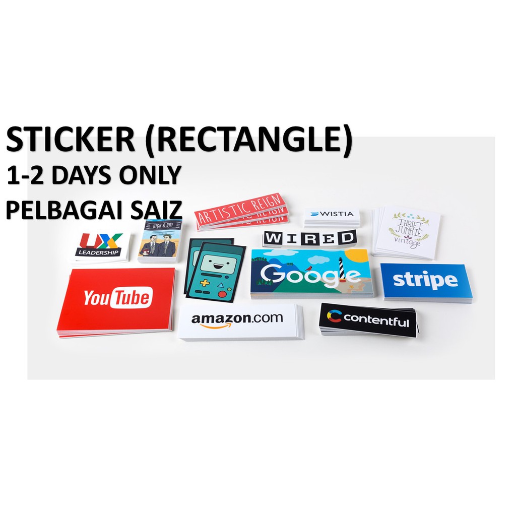 STICKER MURAH (BULAT)(PRINTING ONLY) | Shopee Malaysia