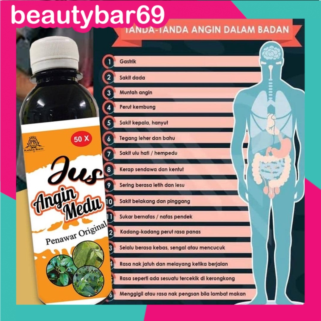 Jus Angin Medu Penawar Original Platinum Beauty | Shopee Malaysia