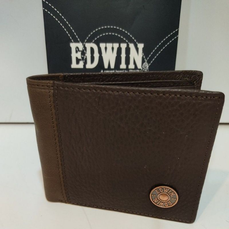 Original Leather Edwin Men's Wallet(EWFE30821) | Shopee Malaysia