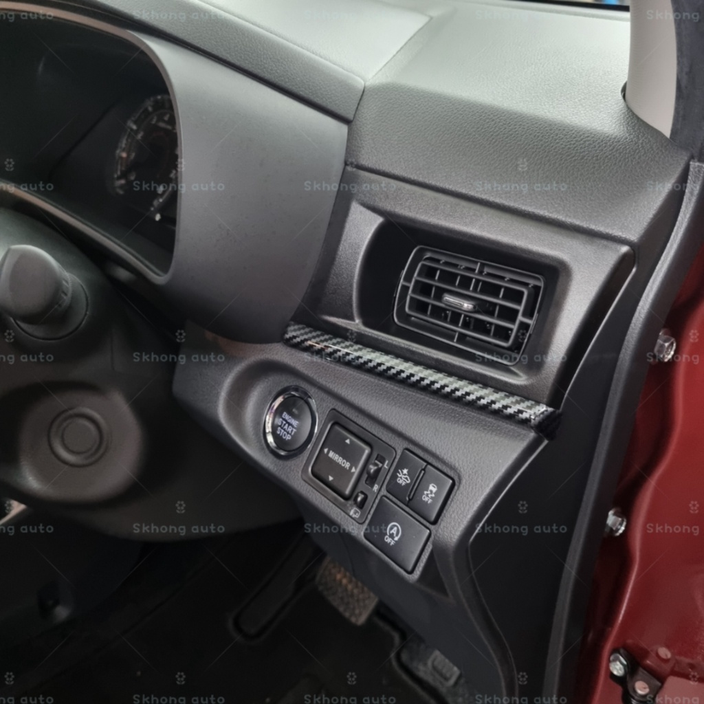 Perodua bezza 2020-2025 carbon fiber / forged carbon dashboard air ...