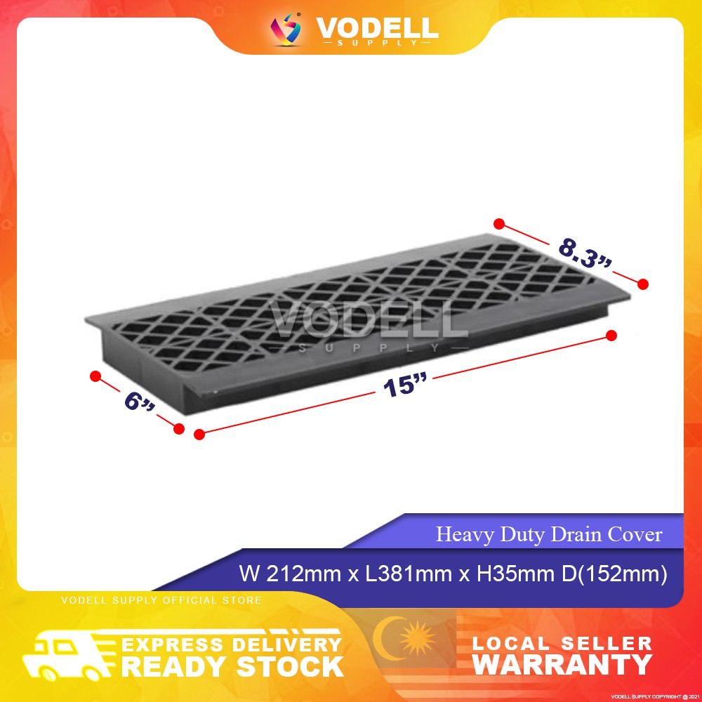 VODELL Felton Heavy Duty Drain Cover Penutup longkang High quality UV ...