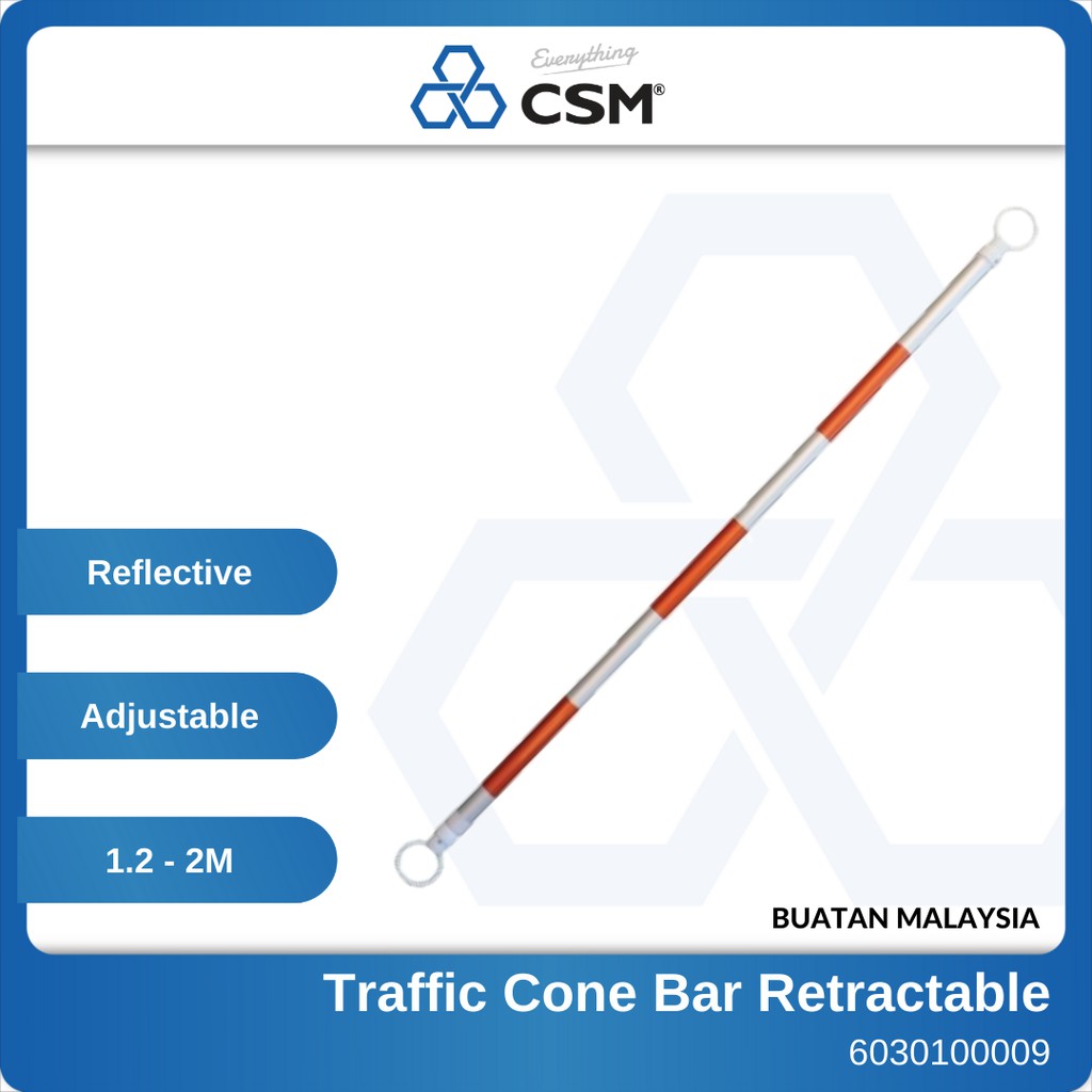 CSM Expandable Retractable Cone Bar Traffic Safety Cone Bar Barrier 2 ...