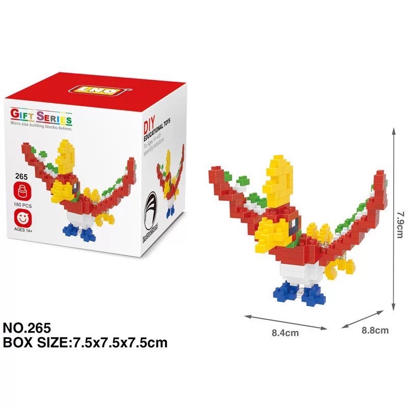 [Fast Shipping]Pokemon Series Block Pikachu Nano Block DIY toys Free ...