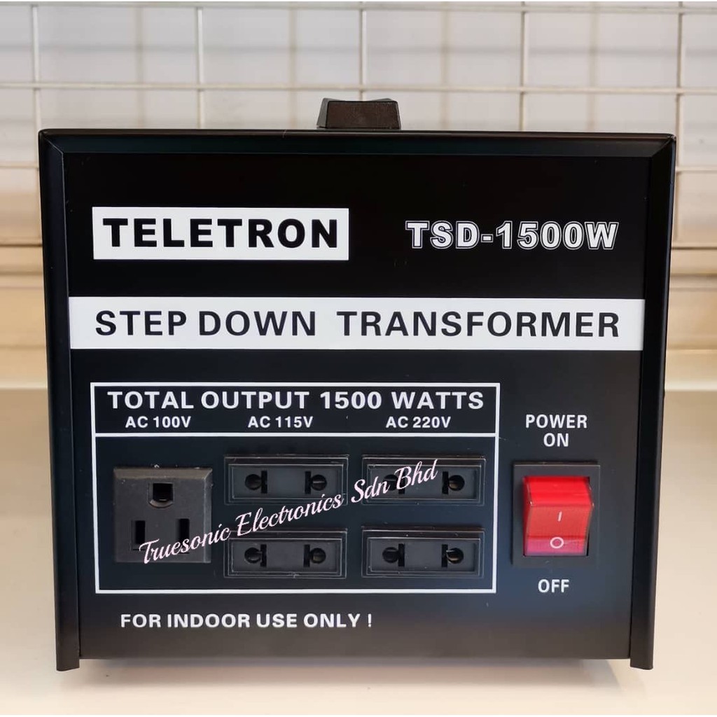 TELETRON TSD-1500W STEP DOWN TRANSFORMER | Shopee Malaysia