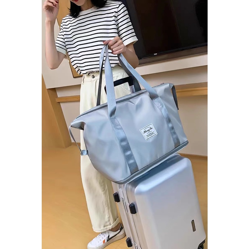 Beg Travel Bag Foldable Waterproof Luggage Bag Travel Beg Baju Travel ...