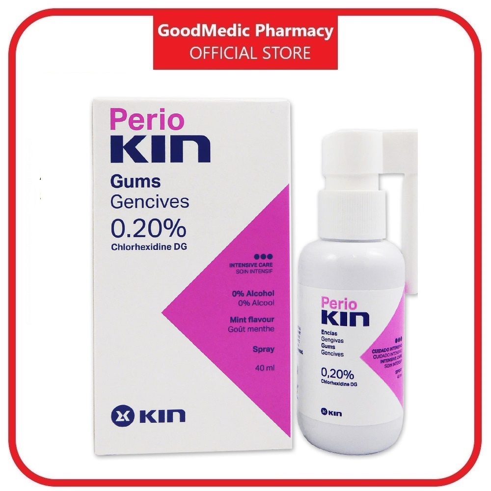 Perio Kin Oral Spray 0.2% Chlorhexidine + 0.1% CPC 40ml | Shopee Malaysia
