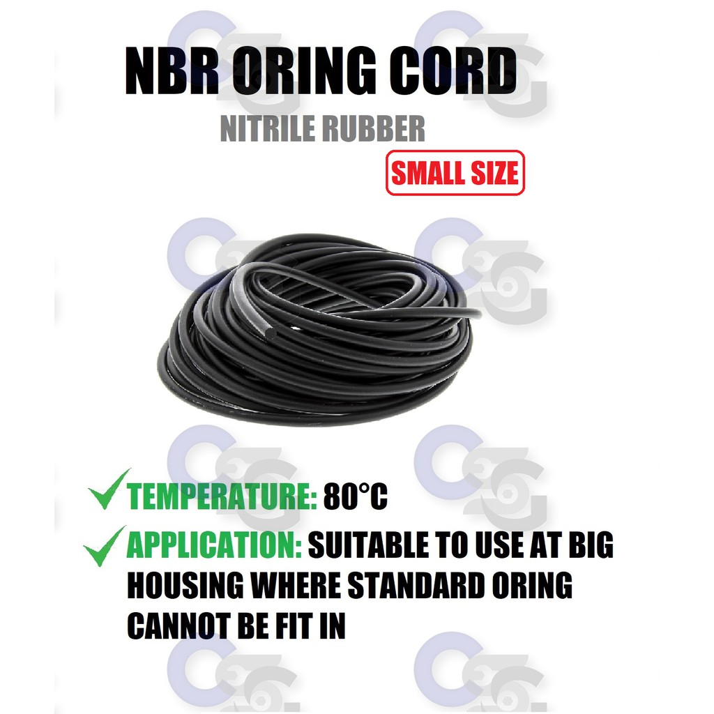 SMALL NBR ORING CORD-BLACK READY STOCK | Shopee Malaysia