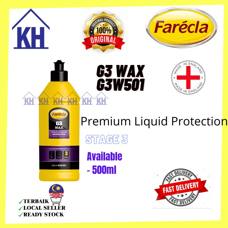 ORIGINAL FARECLA G3 Wax Stage 3 Protect Premium Liquid Protection Car ...