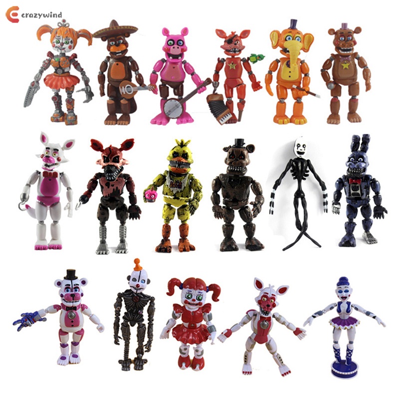 FNAF Five Nights At Freddy\'s Mini Figures Miniature Game Collection ...