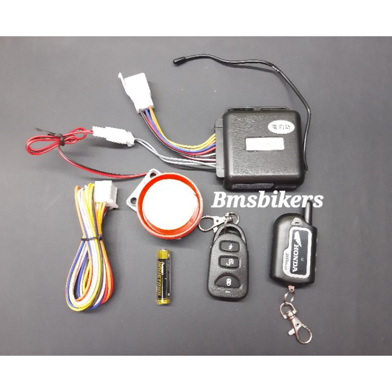 HONDA ALARM 2 WAYS MOTORCYCLE ALARM SYSTEM | Shopee Malaysia