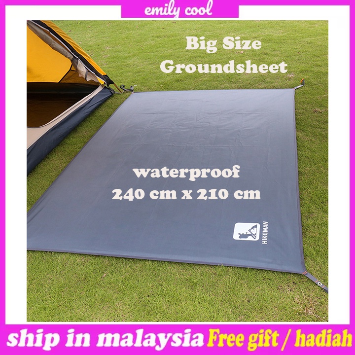 [M'sia] Waterproof Camping Tarp Picnic Mat Durable Beach Pad ...