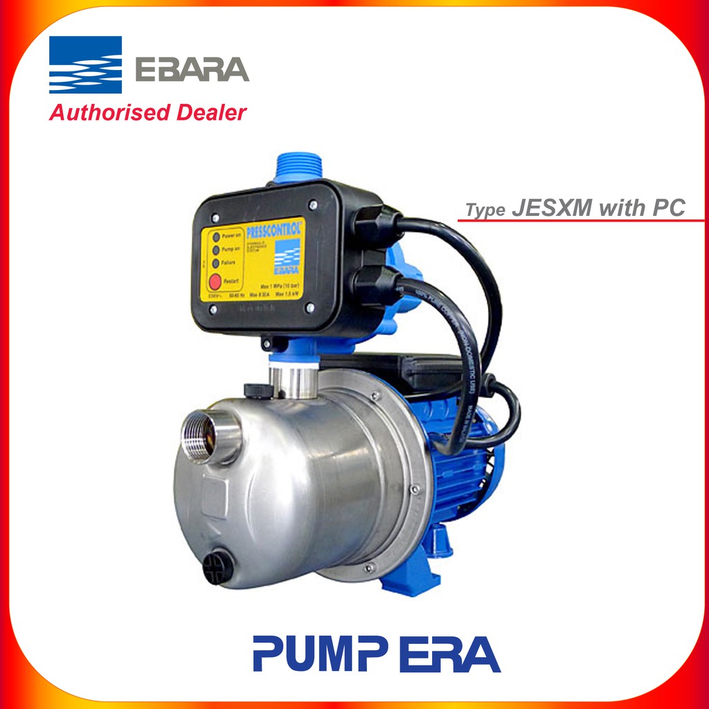 EBARA JESXM 6PC 0.44kW - Stainless Steel Self-Priming Water Pump | Shopee Malaysia