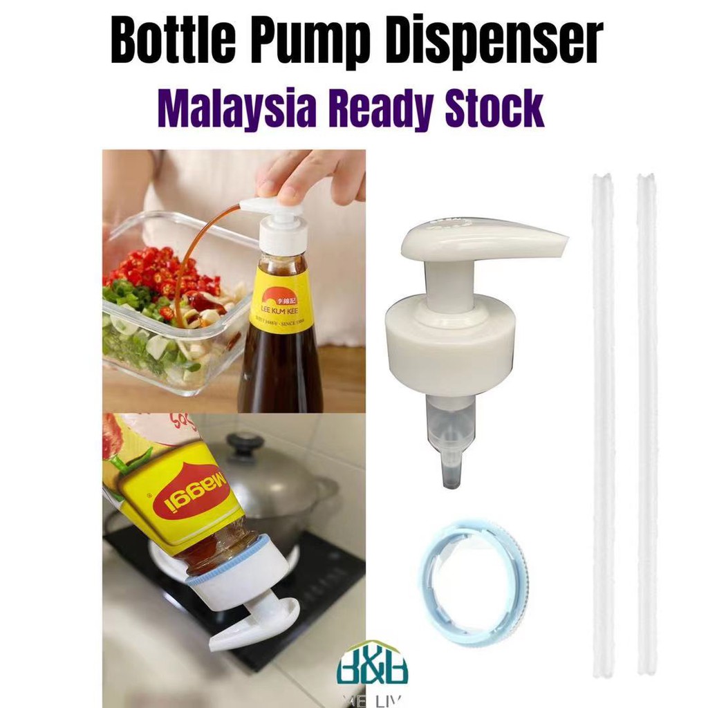 1pc Bottle Sauce Pump Oyster Sauce Chilli Sauce Oyster Sauce Dispenser Syrup Vacuum Nozzle ...