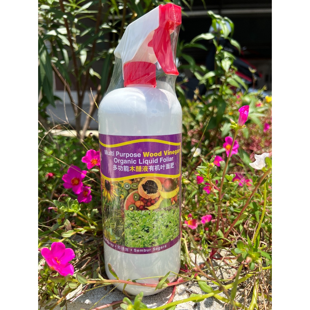 1 Liter Cuka Kayu Organik / Organic Wood Vinegar / 多功能木醋液 / Baja Foliar Pertumbuhan Pokok ...
