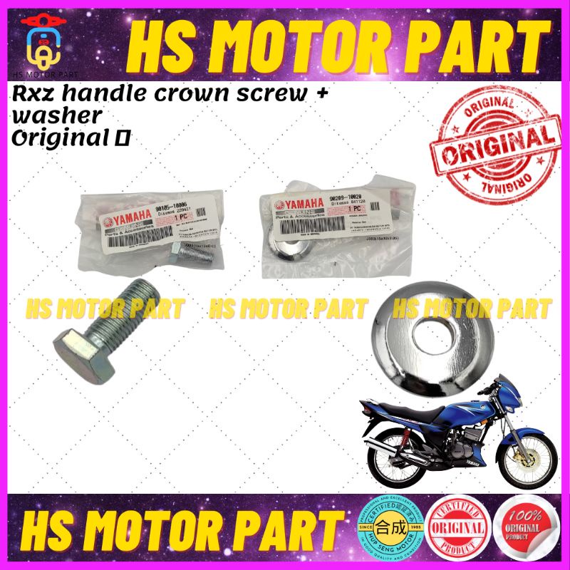 HSMOTORPART Rxz Handle Crown Screw Washer Original HLY indonesia💯,Rxz ...