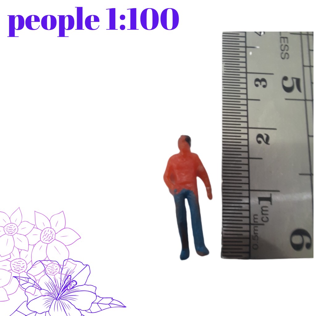 Mini Figure Miniature Figure People Scale 1:100/people Scale 1/100 1: ...