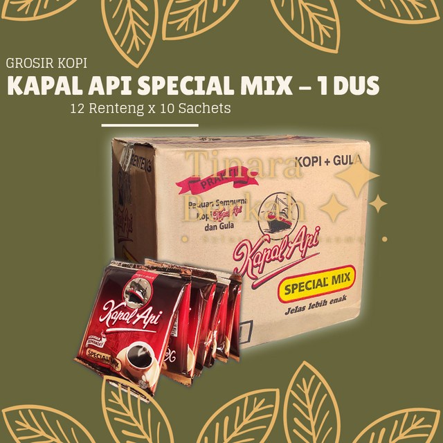 Kapal API Coffee Special Mix 10 Sachets / 1 CARTON DUS contains 12 ...