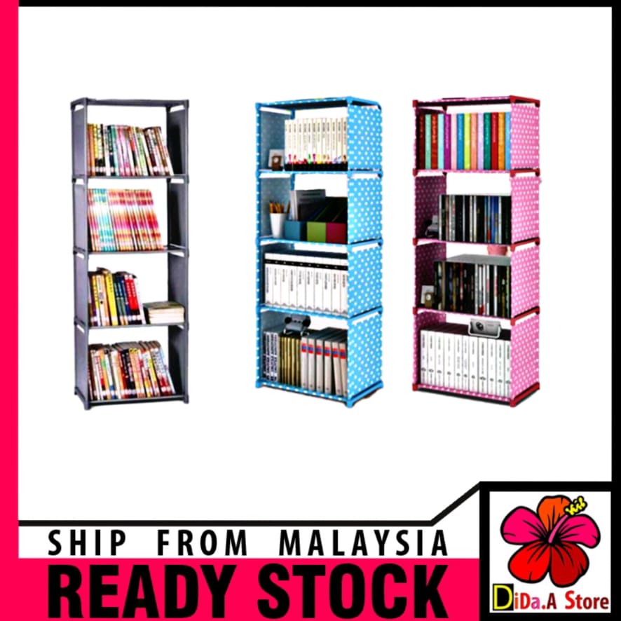 Rack Book Storage 5 Tier / Rak Kain Baju Rak Simpan Barang Bernilai ...