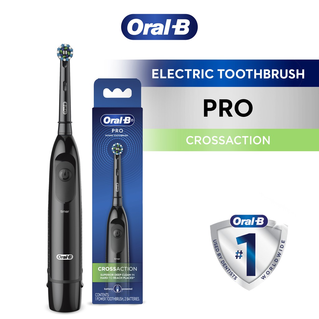 Oral-B Pro Crossaction Battery Electric Toothbrush (1 Count) | Shopee ...
