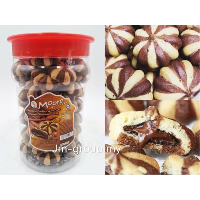 MOORE COOKIES 600GM (Chocolate /Strawberry )Ready Stock | Shopee Malaysia