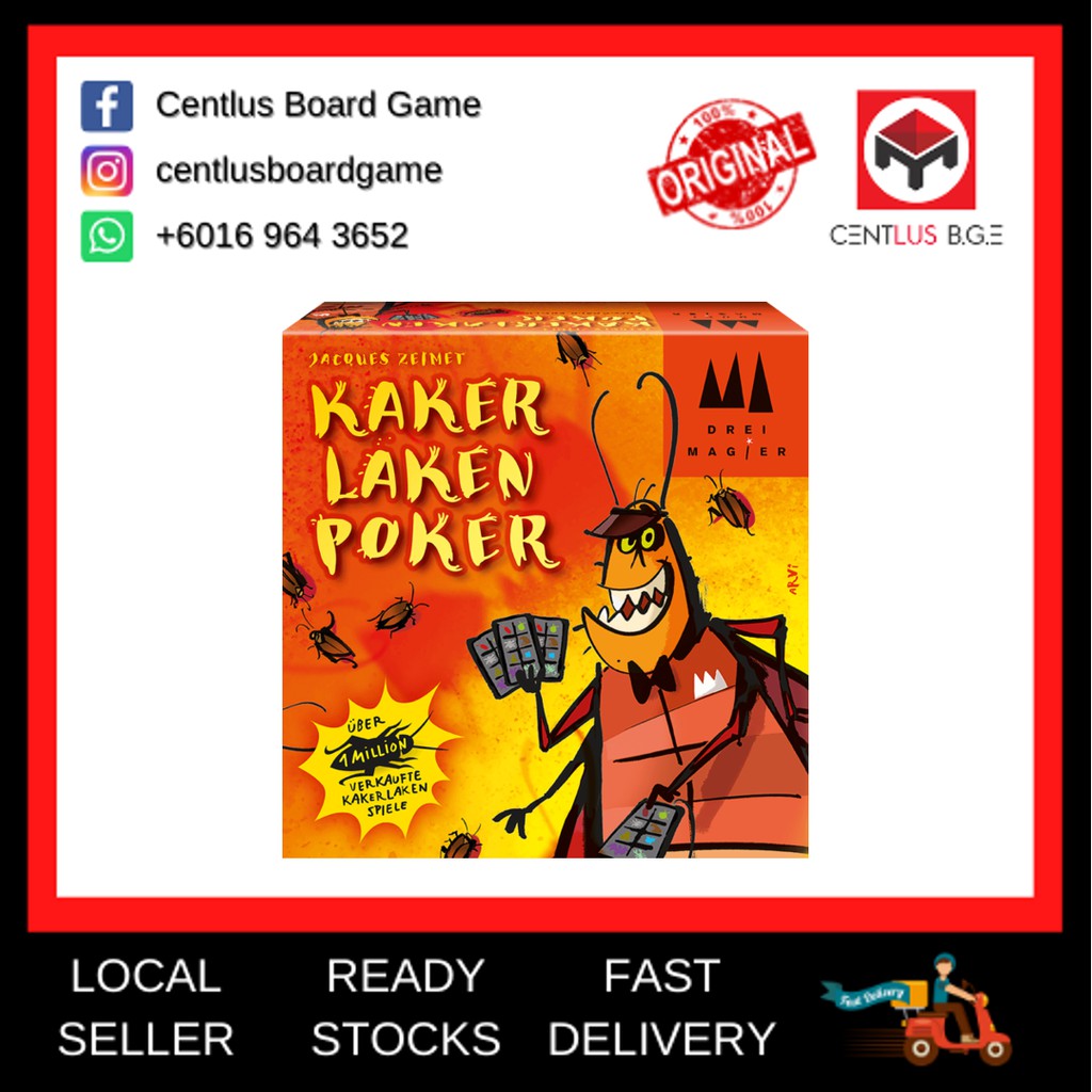 [Centlus] Cockroach Poker Card Game | Shopee Malaysia