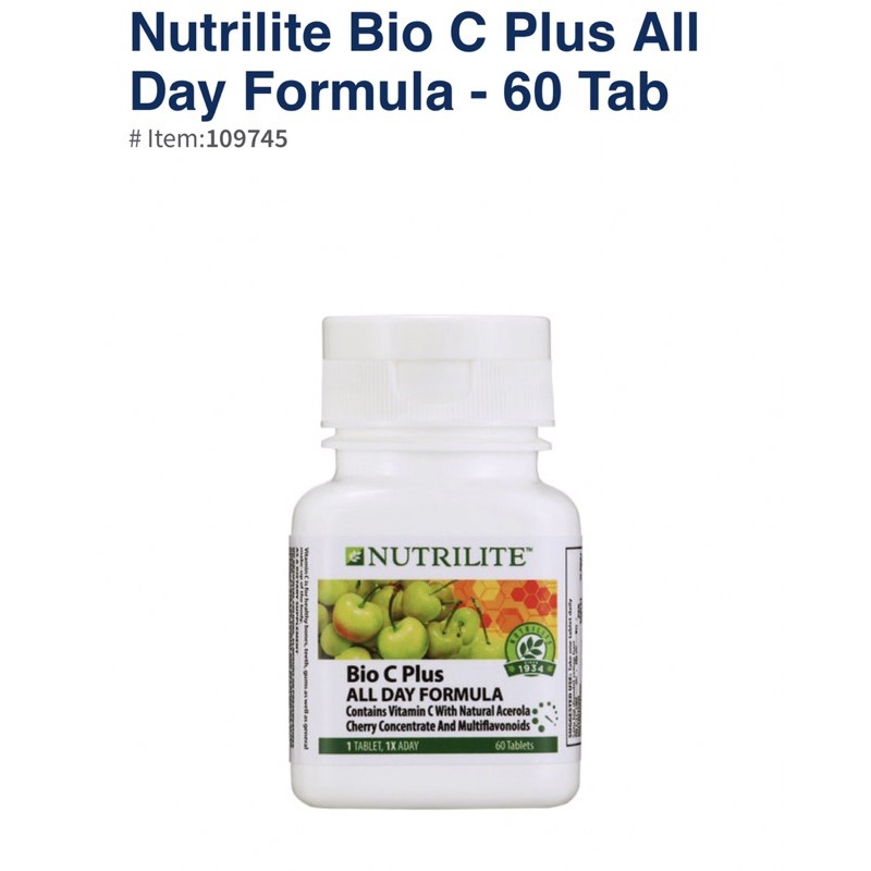 Nutrilite Bio C Plus plus all day formula | Shopee Malaysia Nutrilite Bio C Plus plus all day formula | Shopee Malaysia