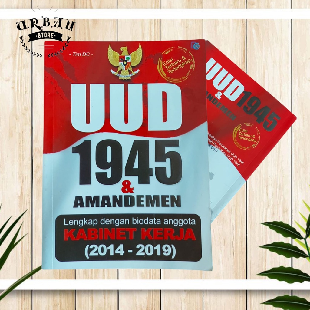 MERAH PUTIH Uud Book 1945 And Amendment Of Work Cabinet 2009-2014 (Red ...