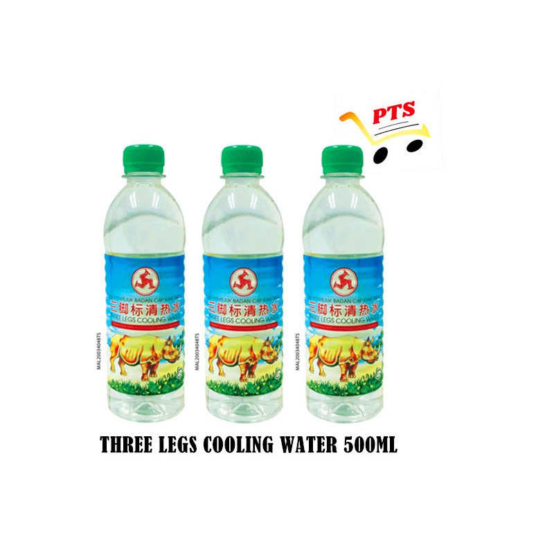 THREE LEGS COOLING WATER / AIR BADAK CAP KAKI TIGA / 三脚标清热水 500 ML ...
