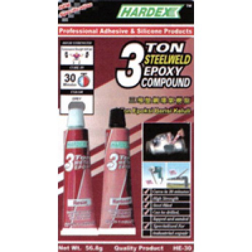 HARDEX 3 ton Steelweld Epoxy Compound Hardener & Resin 56.8G (Dark Grey ...