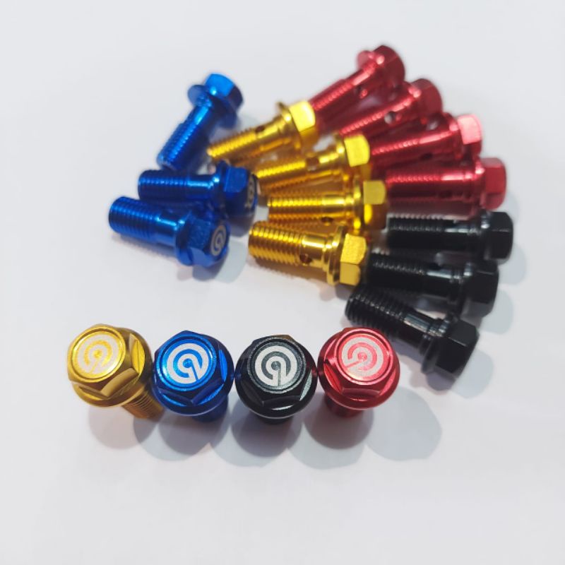 (lion Speed shop) Caliper bolts banjo bolts nipple bolts full cnc ...