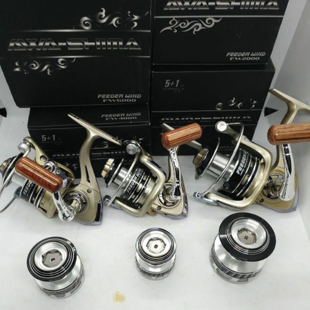 Awa-shima reel FEEDER WIND FW2000,4000,6000 | Shopee Malaysia
