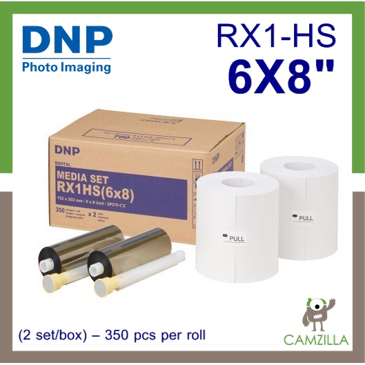 [ Ready Stock] DNP 4 X 6" 4x6 4R 6R MEDIA SET FOR DS-RX1HS & RX1 PRINTERS -( 1 ROLL / 2 ROLLS【1 ...